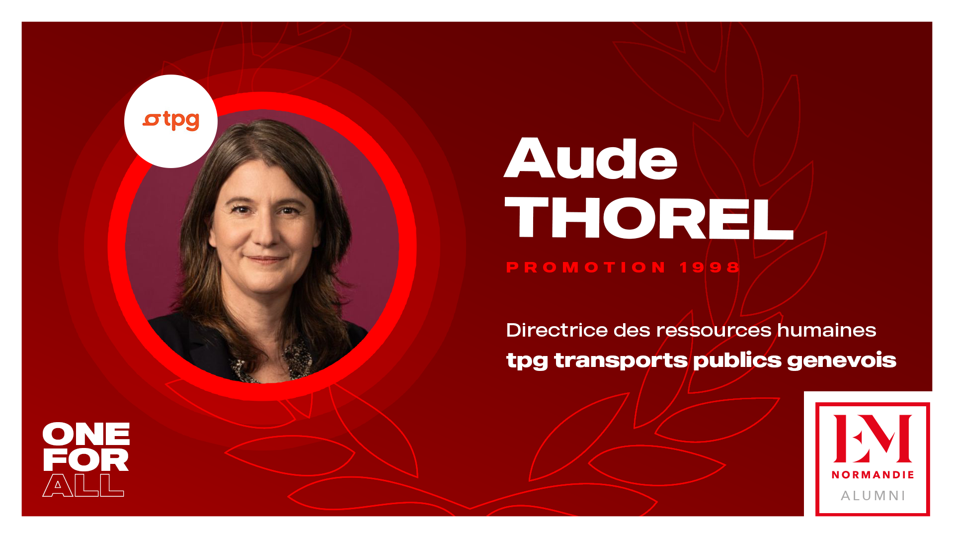 Aude THOREL joins Transports publics genevois as Director of Human ...