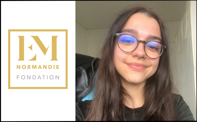 Floriane, scholarship student at EM Normandy